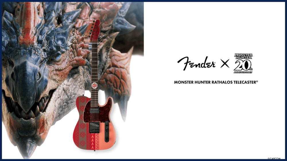 Fender unveils Monster Hunter Rathalos Telecaster guitar | Music ...
