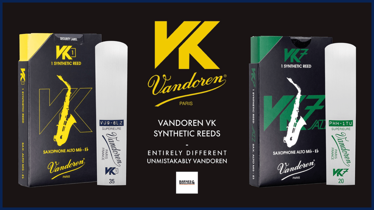 Vandoren launch VK Synthetic Reeds for Alto Saxophone: Entirely ...