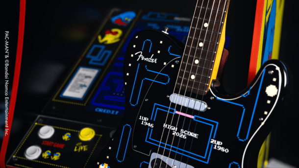 Fender launches PAC-MAN Collab: Co-branded Telecaster & F IS FOR FENDER ...